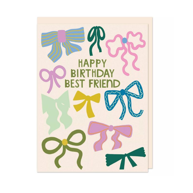 Carte d’Anniversaire Best Friend – Bonjour Amour